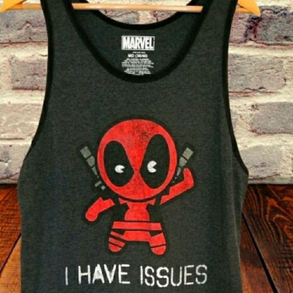 Marvel | Shirts | Marvel Dead Pool Tank Top | Poshmark